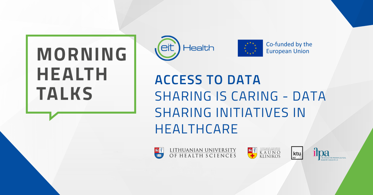 EIT Health Morning Health Talks event - KTU Startup Space EN | KTU